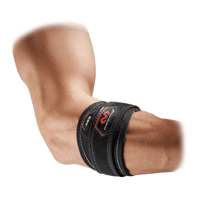 MCDAVID TENNIS ELBOW STRAP WITH PADS atbalsti