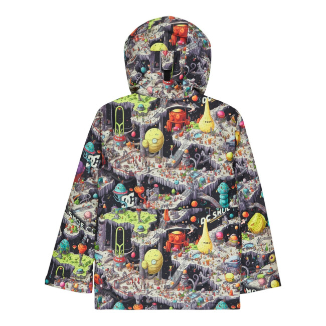 DC BASIS PRINT TECHNICAL SNOW jakas un parkas