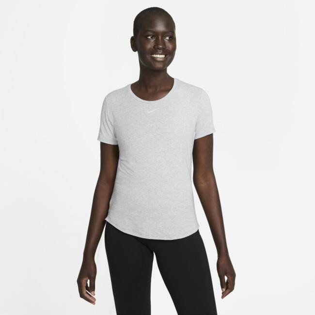 NIKE DRI-FIT UV ONE LUXE WOMEN'S STANDARD FIT SHORT-SLEEVE TOP topi un ...