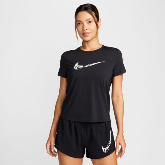 NIKE ONE SWOOSH WOMEN'S DRI-FIT SHORT-SLEEVE RUNNING TOP topi un krekli