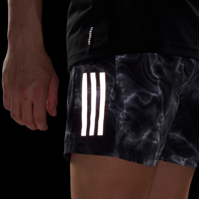 ADIDAS MENS OWN THE RUN ALLOVER PRINT SHORTS šorti