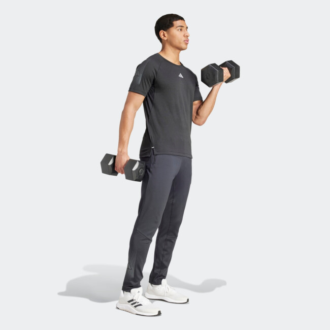 ADIDAS MEN'S GYM+ TRAINING BRANDLOVE T-SHIRT topi un krekli