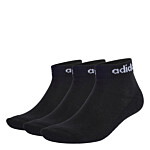 ADIDAS THIN LINEAR ANKLE SOCKS 3-PACK zeķes