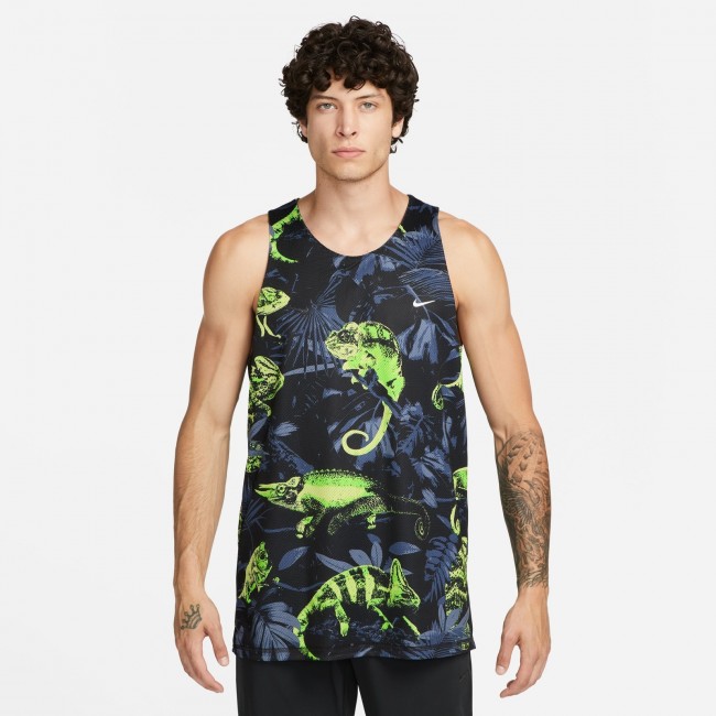 Nike dri-fit studio '72 men's reversible allover print training tank ...