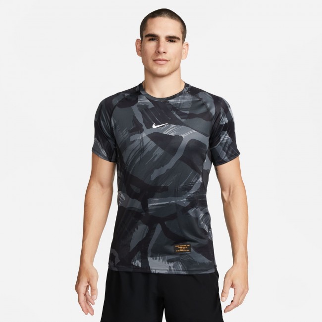 Nike pro dri-fit men's short-sleeve slim camo top | Sporta apakšveļa ...
